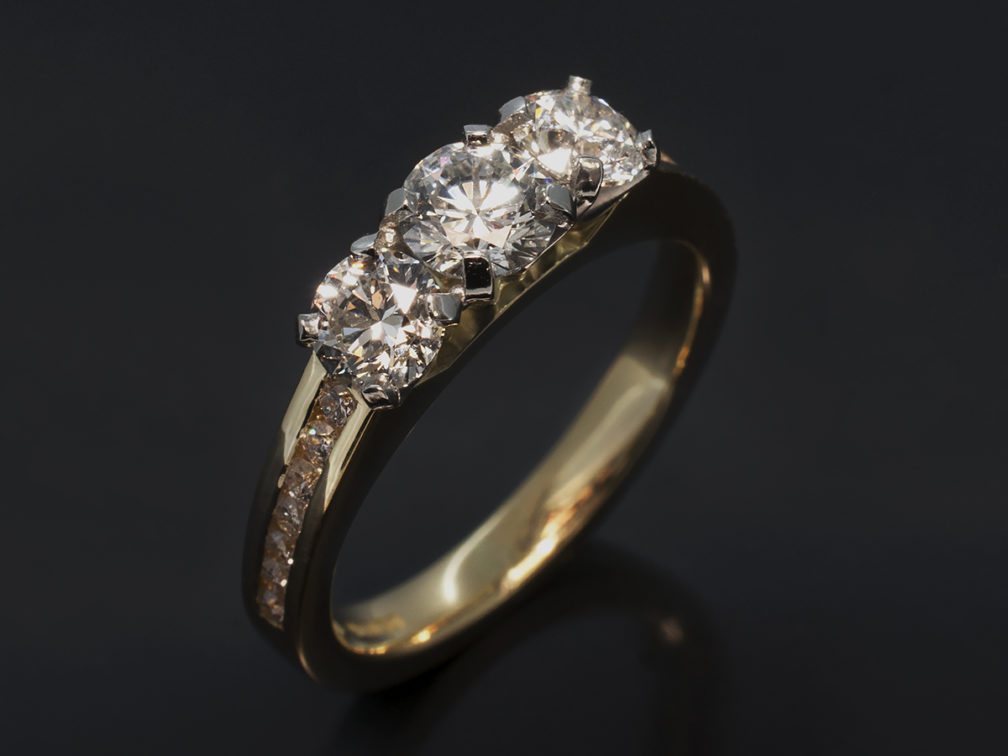 Round Brilliant Cut Diamond Engagement Rings Glasgow, Scotland