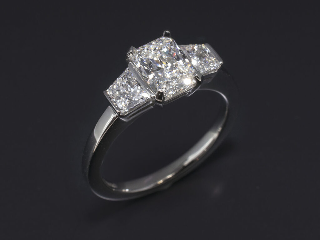 Radiant Cut diamond rings and Korloff diamond rings by Blair and Sheridan