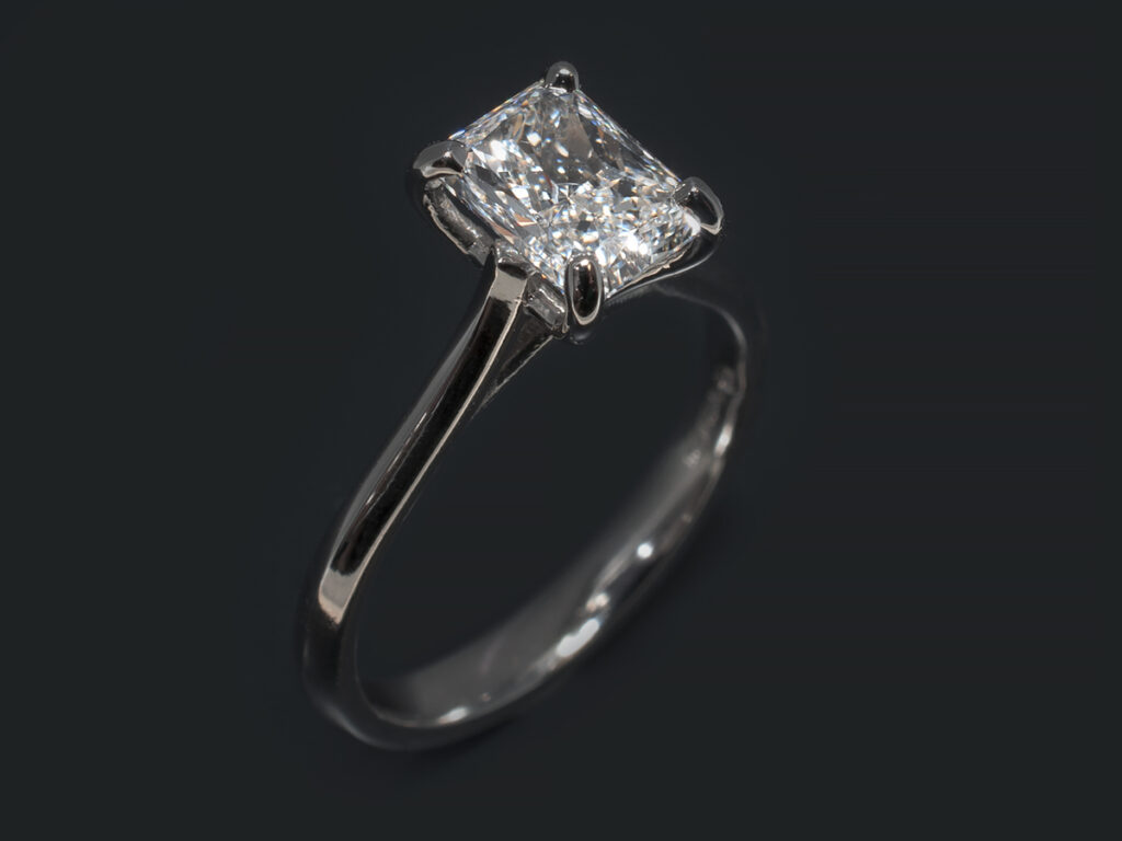 Radiant Cut diamond rings and Korloff diamond rings by Blair and Sheridan