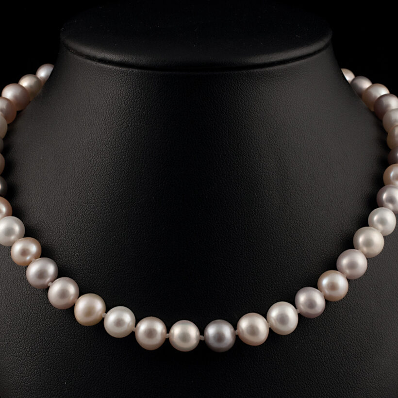 Buy this gorgeous Oval Pearl Strand in neutral tones, 18 inches