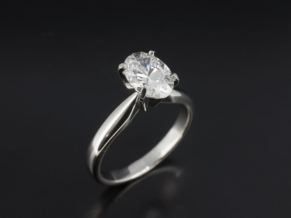 Oval Cut diamond engagement rings, Blair and Sheridan