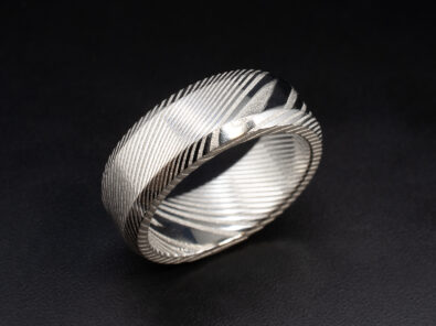 Damascus Steel Wedding Rings - Bespoke Handmade and Unique