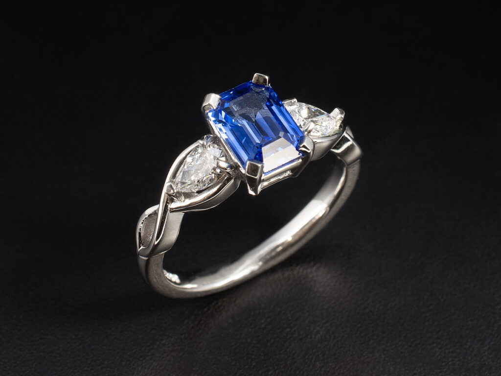 Bespoke Coloured Stone Rings - Sapphire,Emerald,Ruby,Diamond
