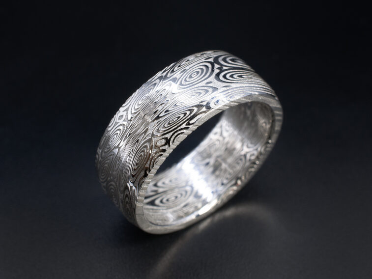 Damascus Steel Wedding Rings - Bespoke Handmade and Unique