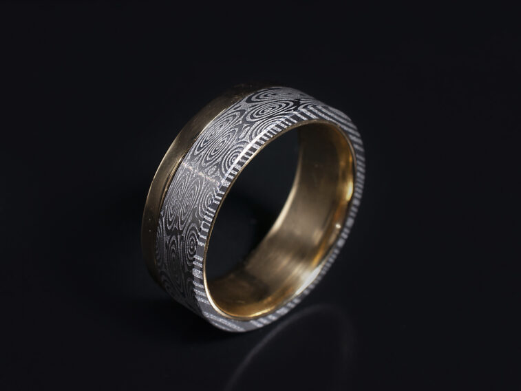 Damascus Steel Wedding Rings - Bespoke Handmade and Unique