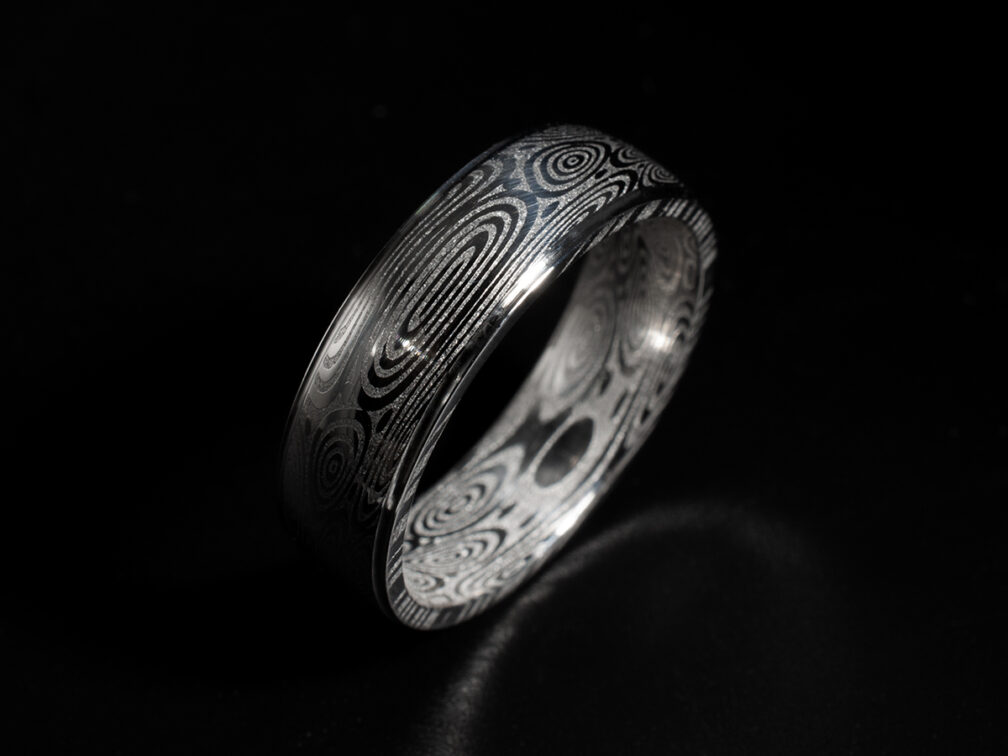 Damascus Steel Wedding Rings - Bespoke Handmade and Unique
